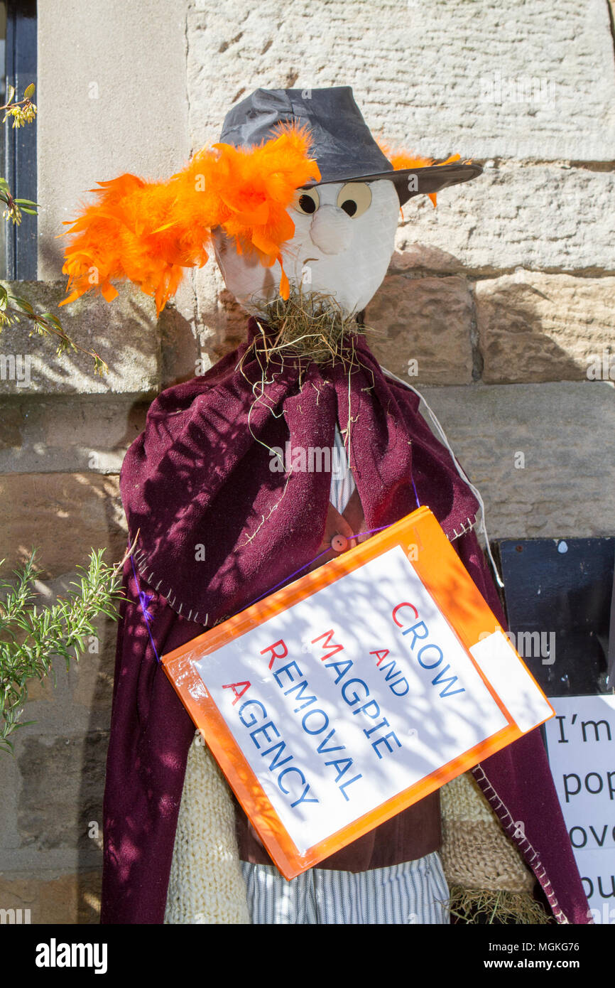 Wray village scarecrow festival Stock Photo - Alamy