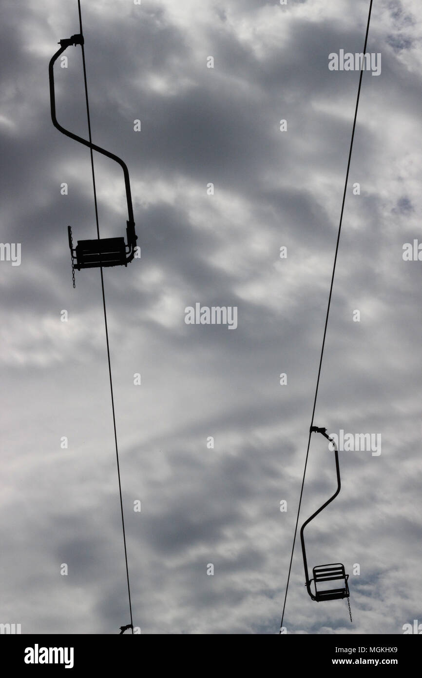 single person cable car Stock Photo - Alamy