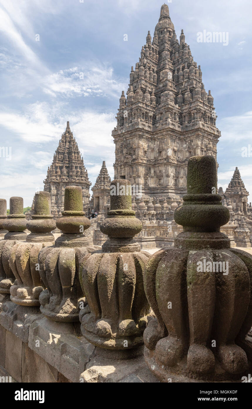 Hindu temple prambanan indonesia java hi-res stock photography and ...
