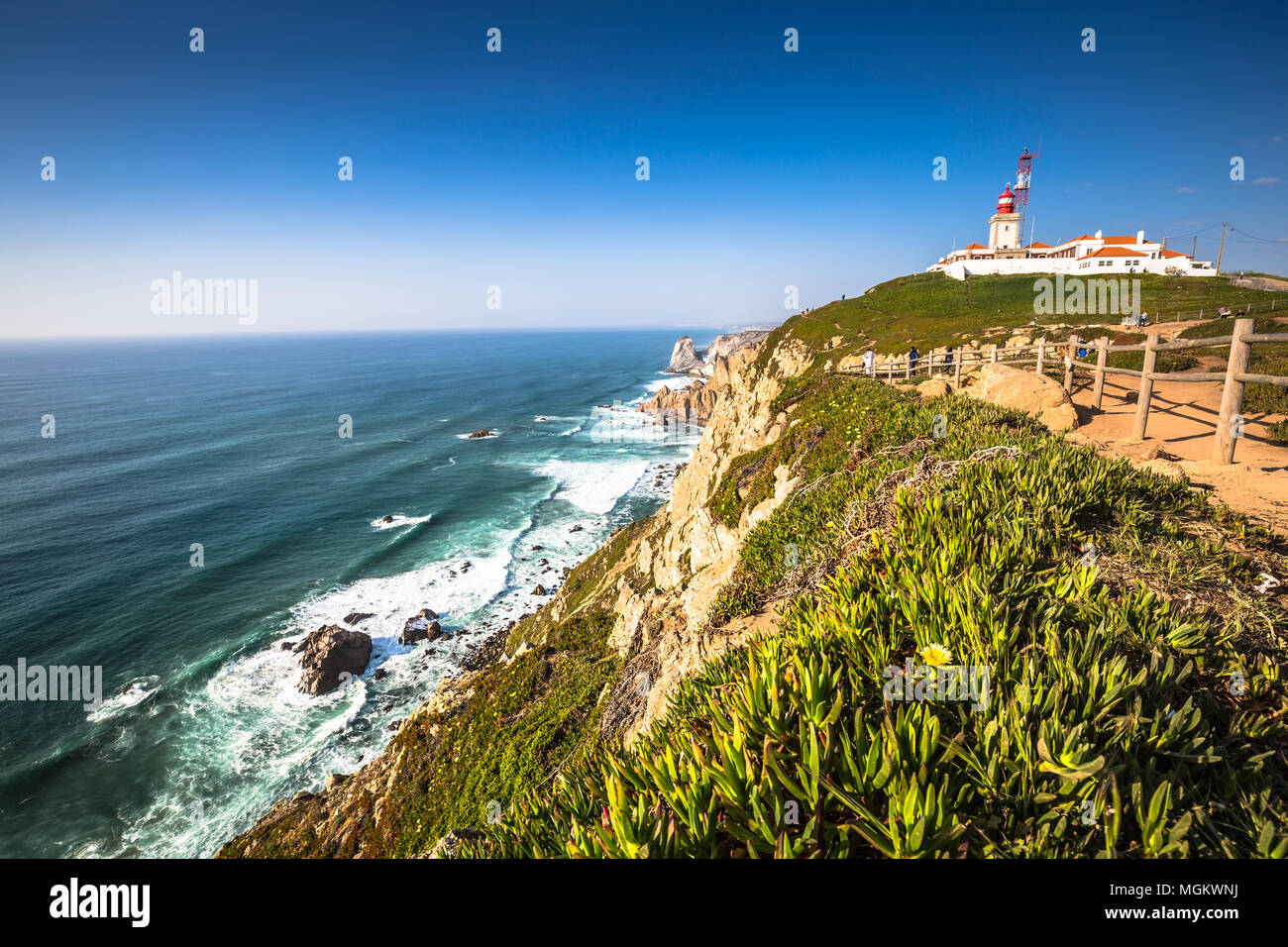 Cabo da Roca, Cascais, Portugal Stock Photo - Alamy