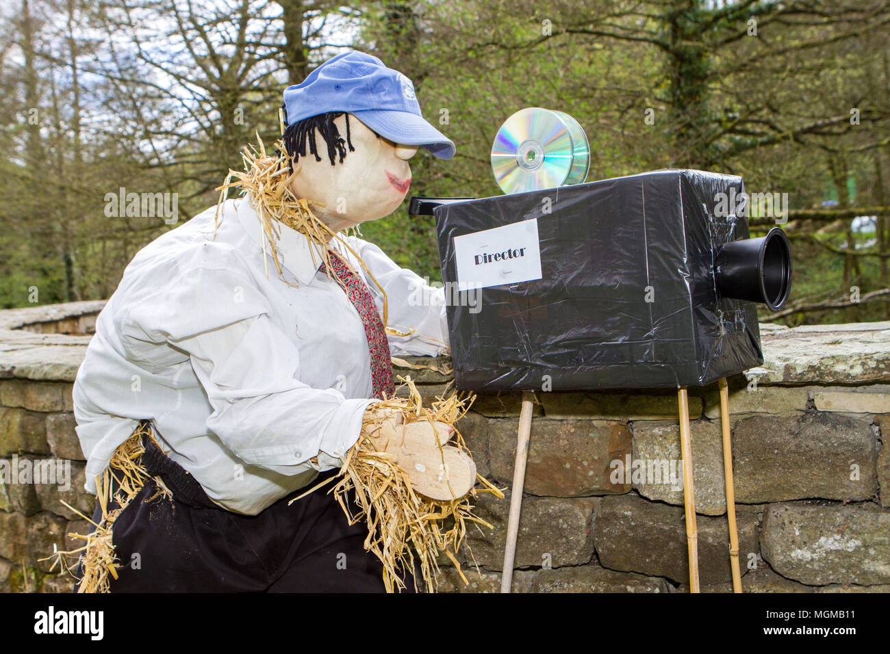 Wray village scarecrow festival Stock Photo - Alamy