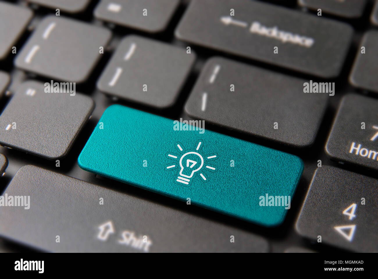 New technology ideas concept. Creative solutions computer keyboard ...