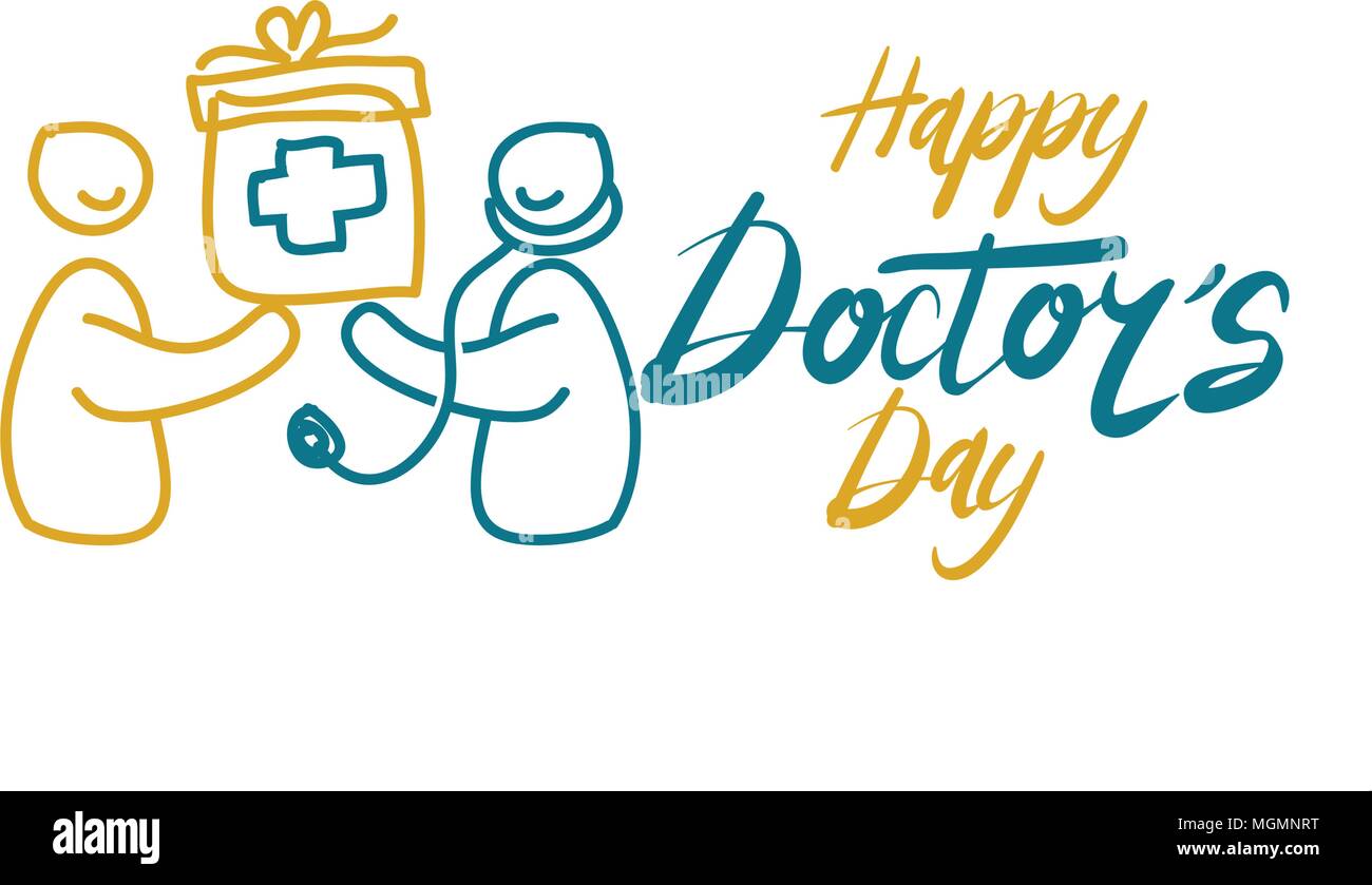 Happy Doctor's Day Stock Vector Image & Art - Alamy