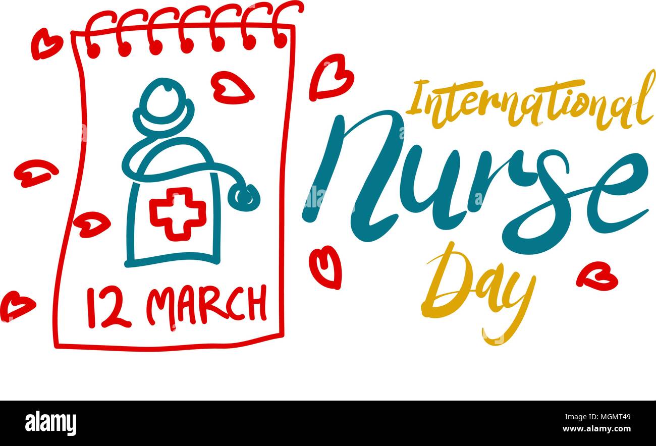 International nurse day logo Cut Out Stock Images & Pictures - Alamy