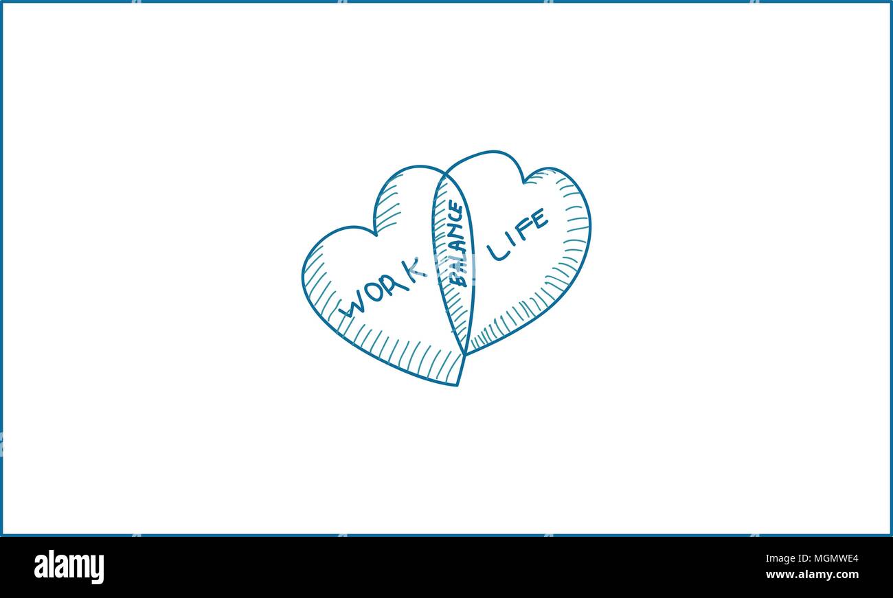Work Life Balance Template Vector Stock Vector Image & Art - Alamy