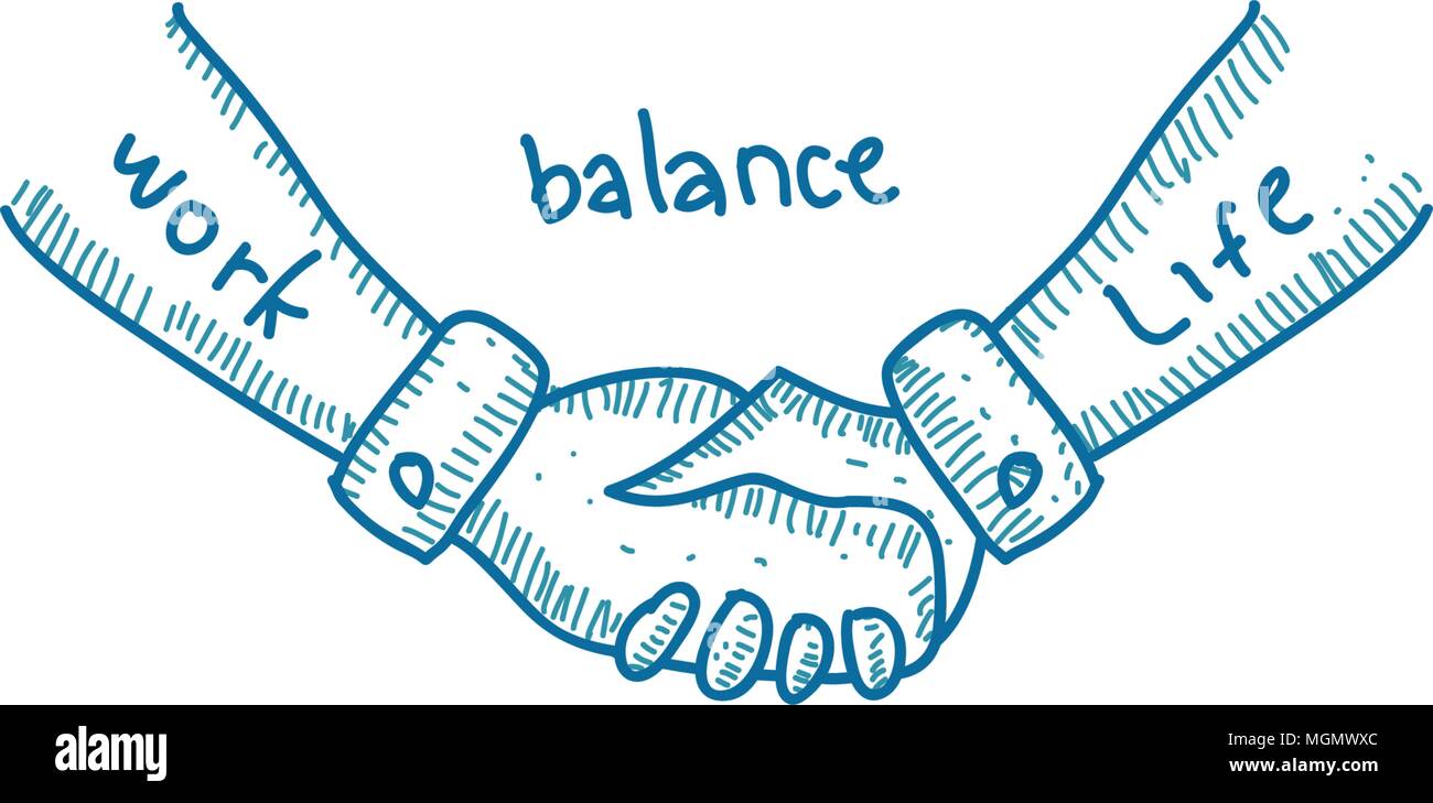 Work Life Balance Template Vector Stock Vector Image & Art - Alamy