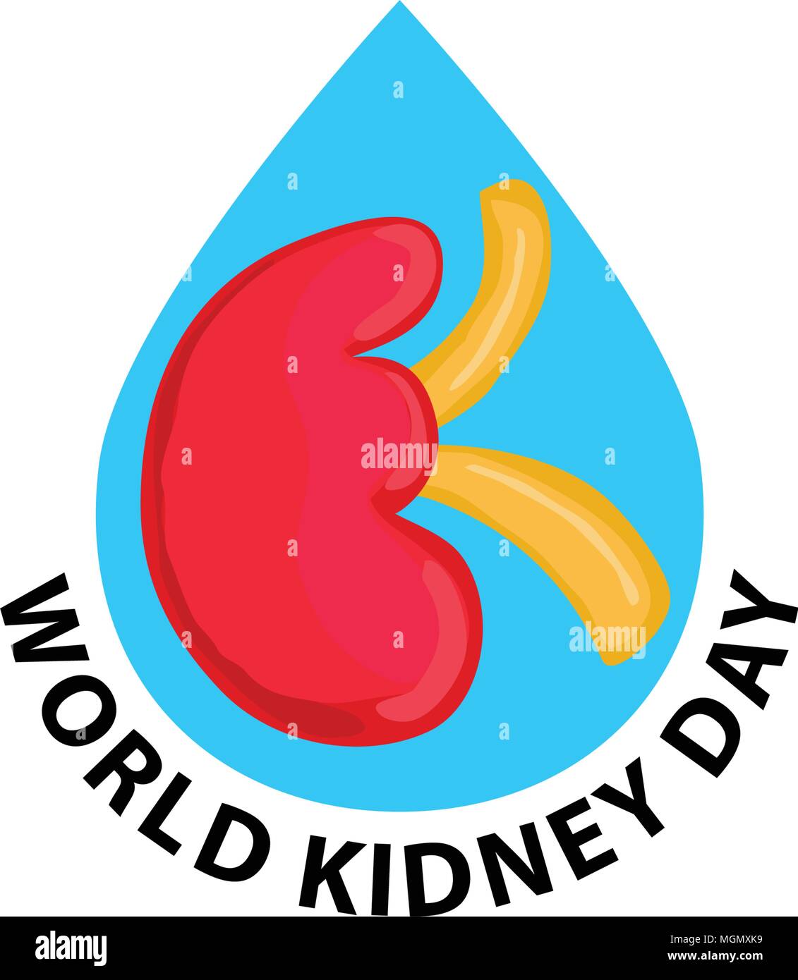 WORLD KIDNEY DAY Stock Vector Image & Art - Alamy