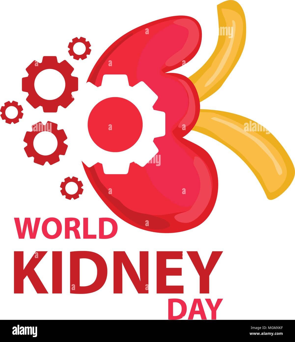 Kidney day logo hi-res stock photography and images - Alamy