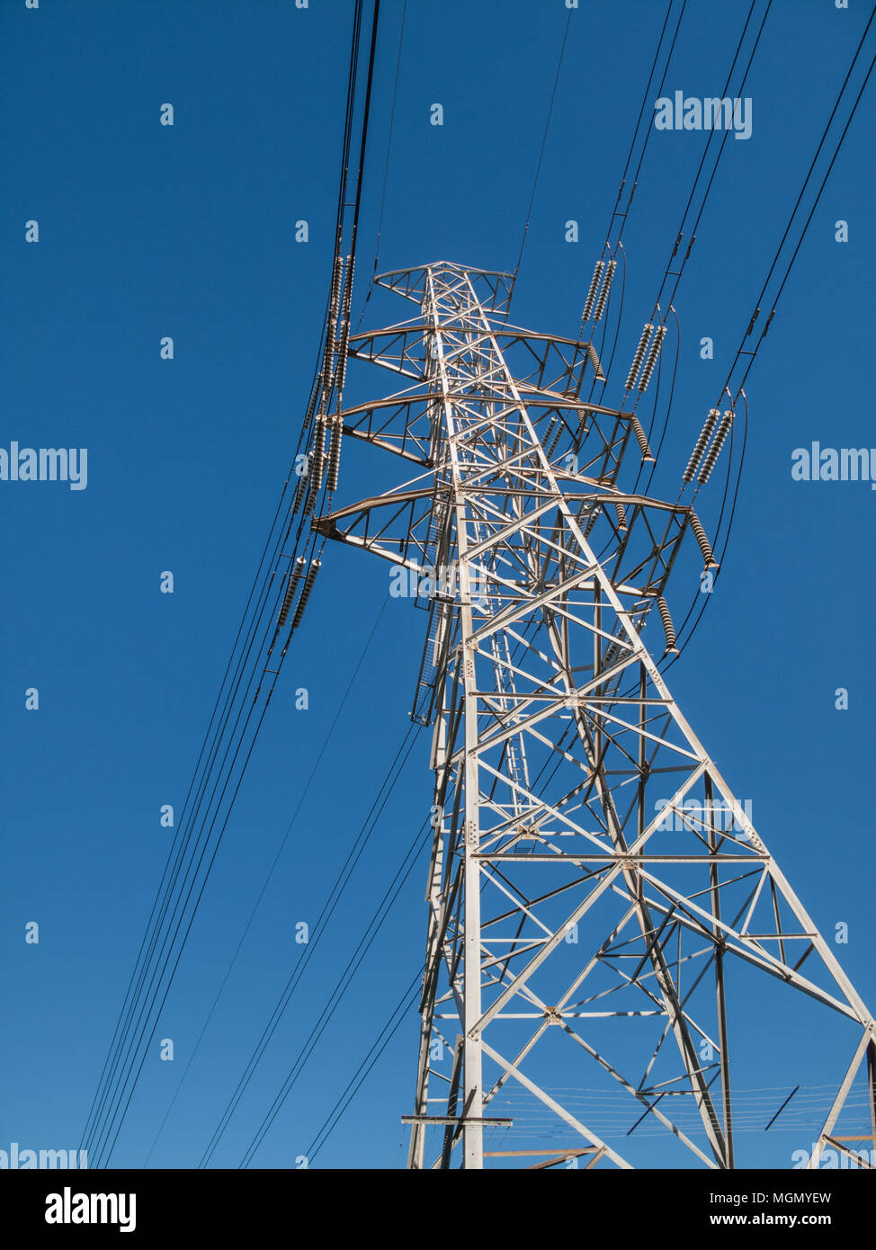 Electricity Pylon And Wires High Resolution Stock Photography and ...