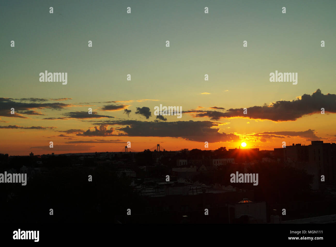 More sunsets from outside my window Stock Photo - Alamy