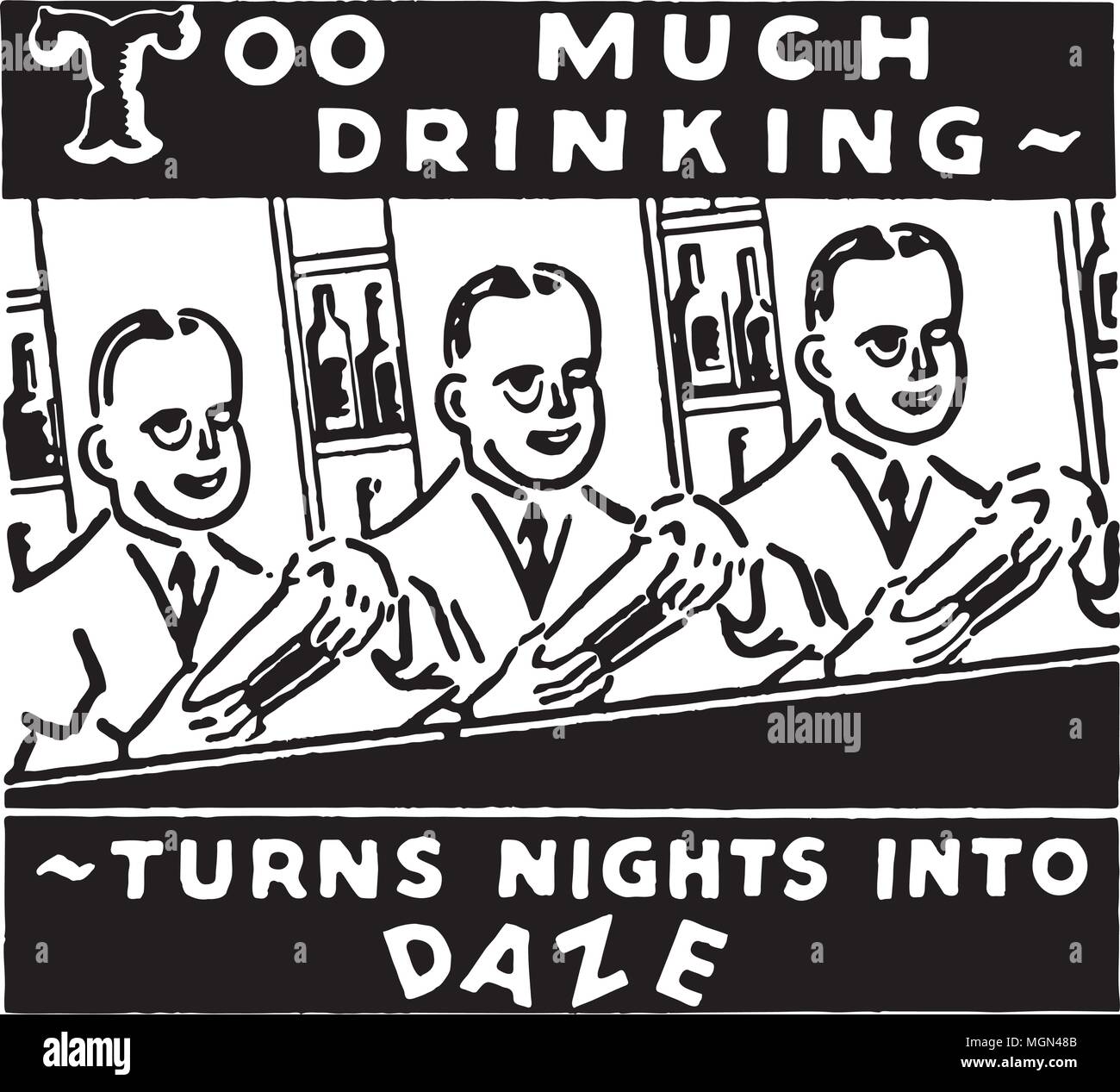 Drinking banner Stock Vector Images - Alamy