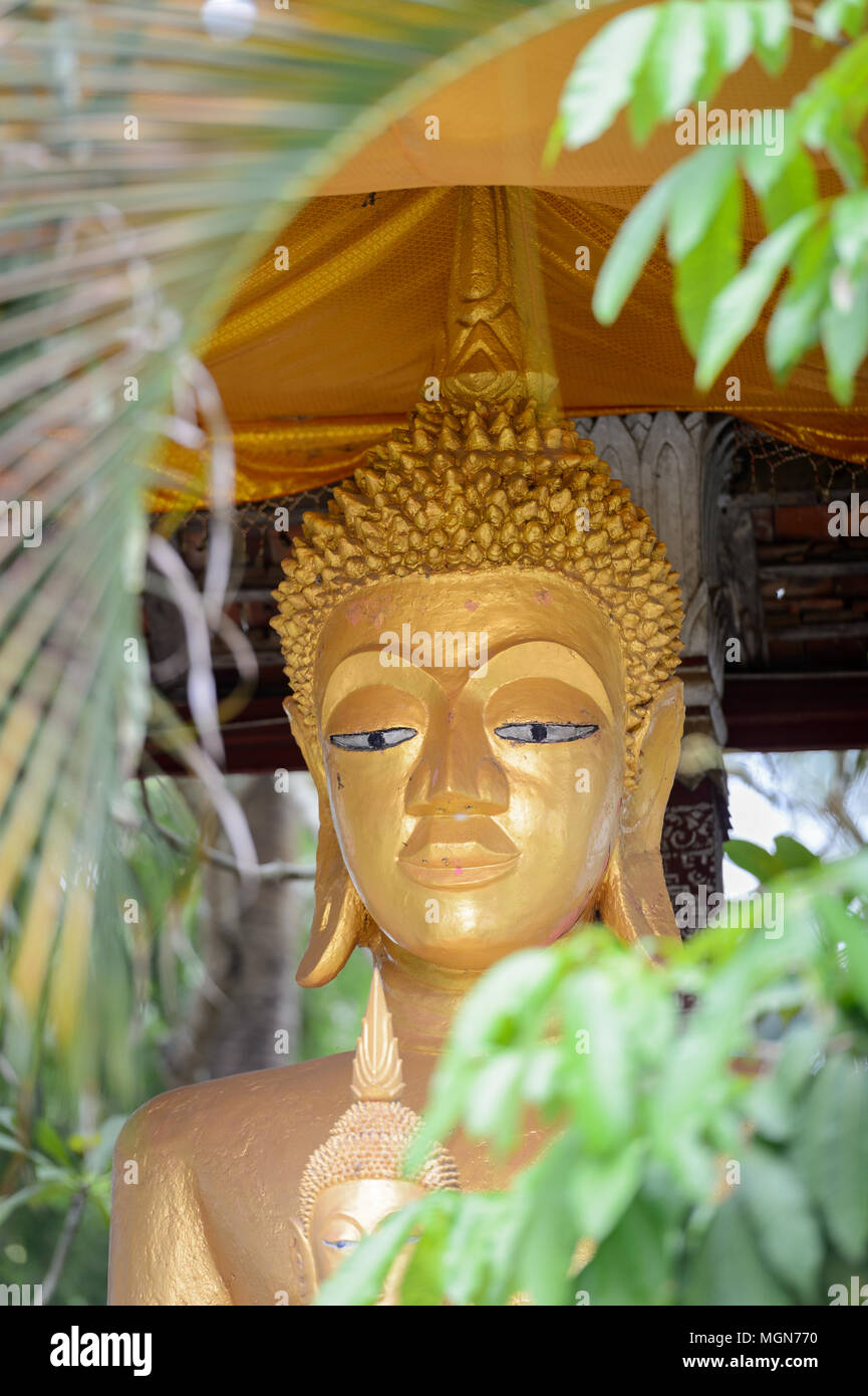 Buddha statue in Laos Stock Photo - Alamy