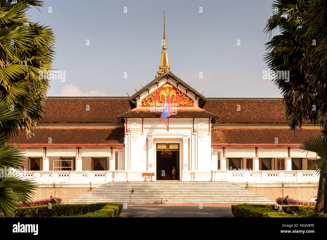 Royal Palace Haw kham of the National museum complex of Luang Prabang ...