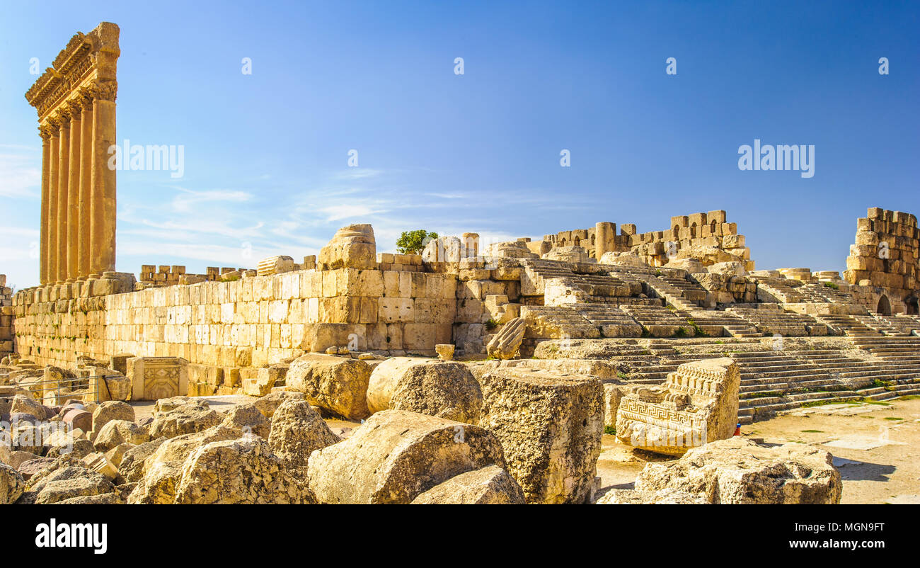 Baalbek, Lebanon. Heliopolis, the City of the Sun. UNESCO World ...