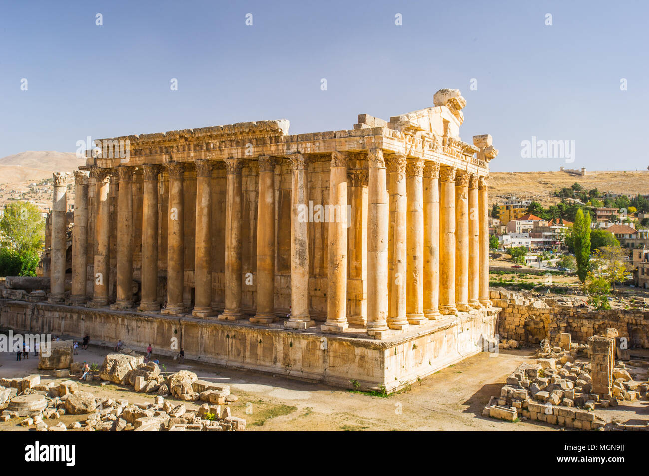 The Temple of Bacchus was one of the three main temples at a large ...