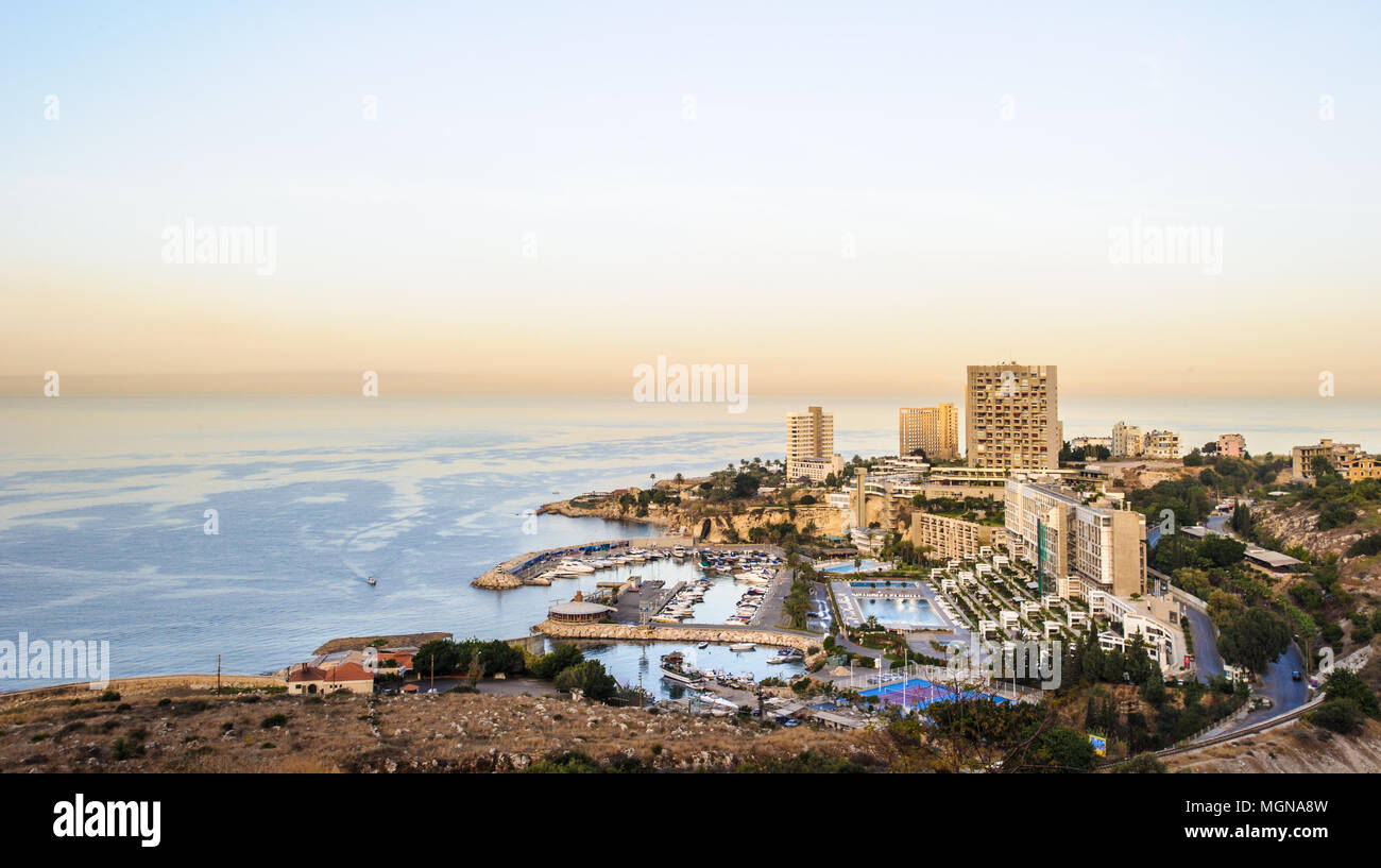 Panoramic view of Beirut, Lebanon capital Stock Photo - Alamy