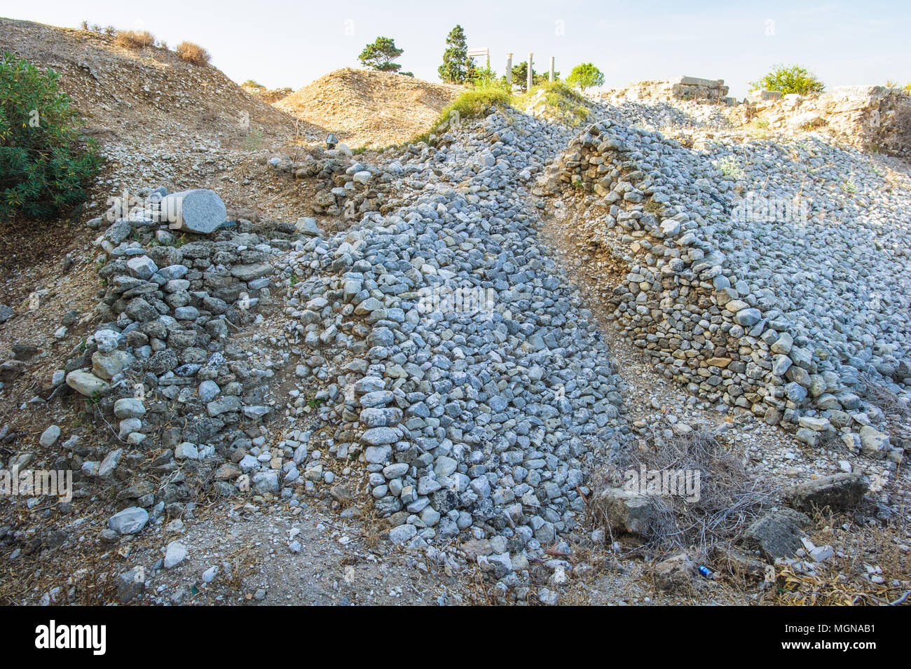 Site of Byblos ruins Stock Photo - Alamy