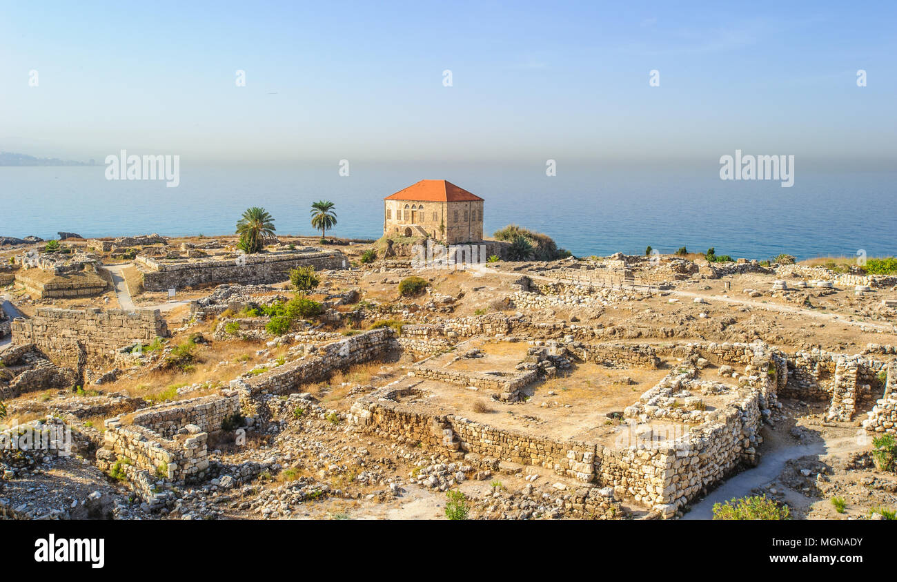 Landscape of Byblos, Lebanon. UNESCO World Heritage Stock Photo - Alamy