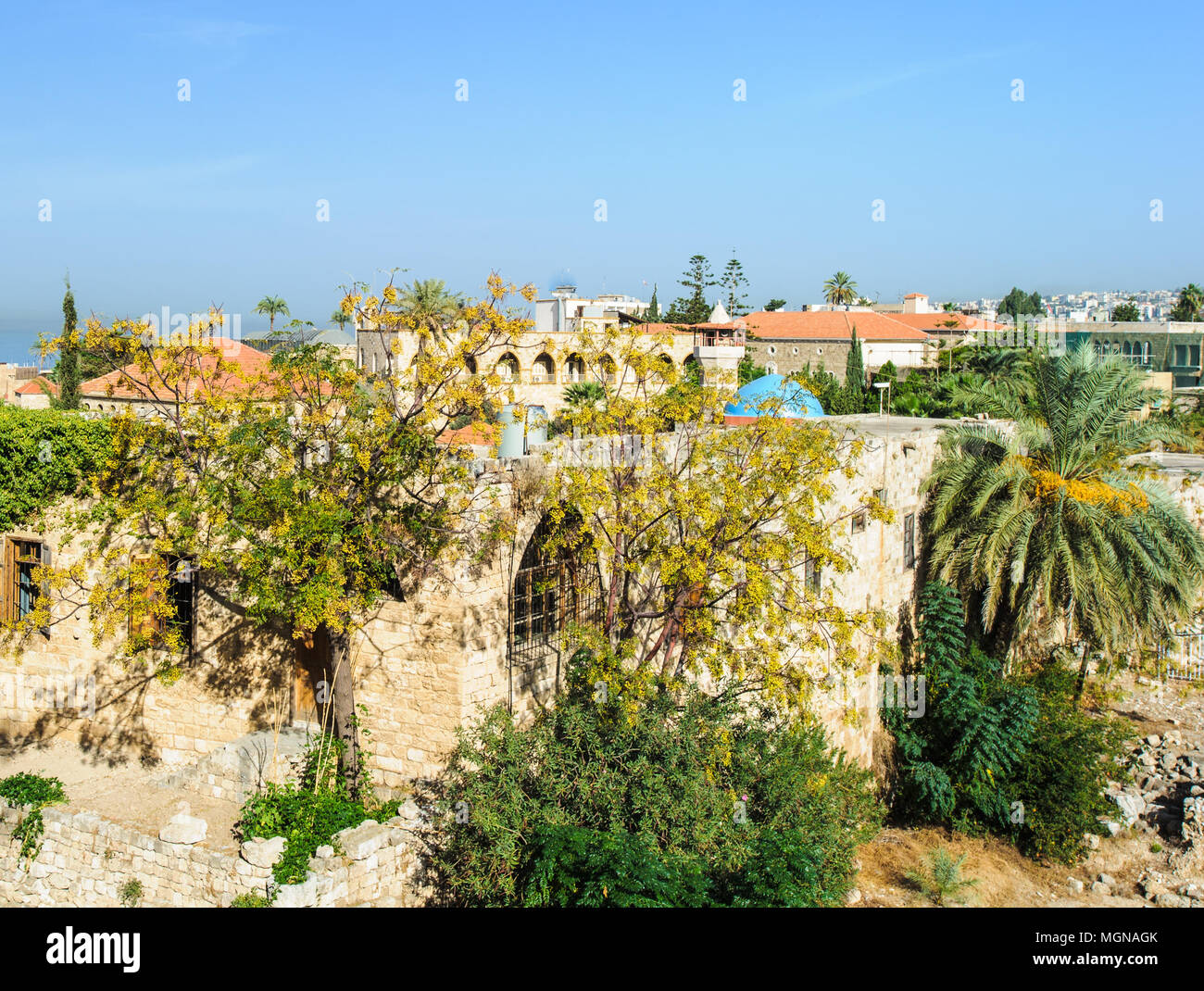 Archaeological site of Byblos, Lebanon. UNESCO World Heritage Stock ...