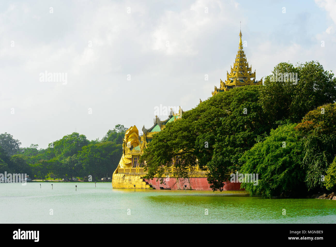 Architecture of Yangon, the former capital of Myanmar Stock Photo - Alamy