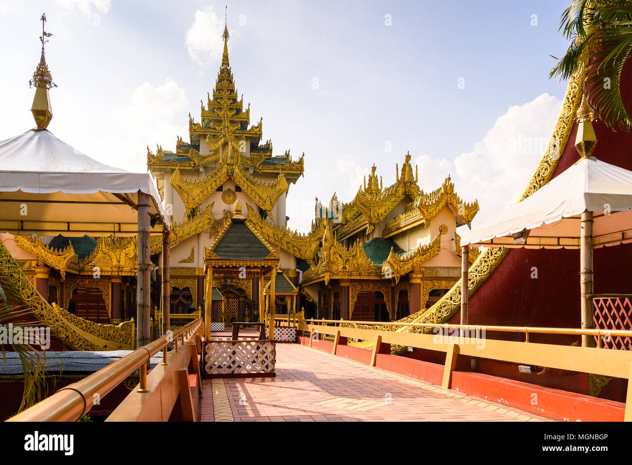 Architecture of Yangon, the former capital of Myanmar Stock Photo - Alamy