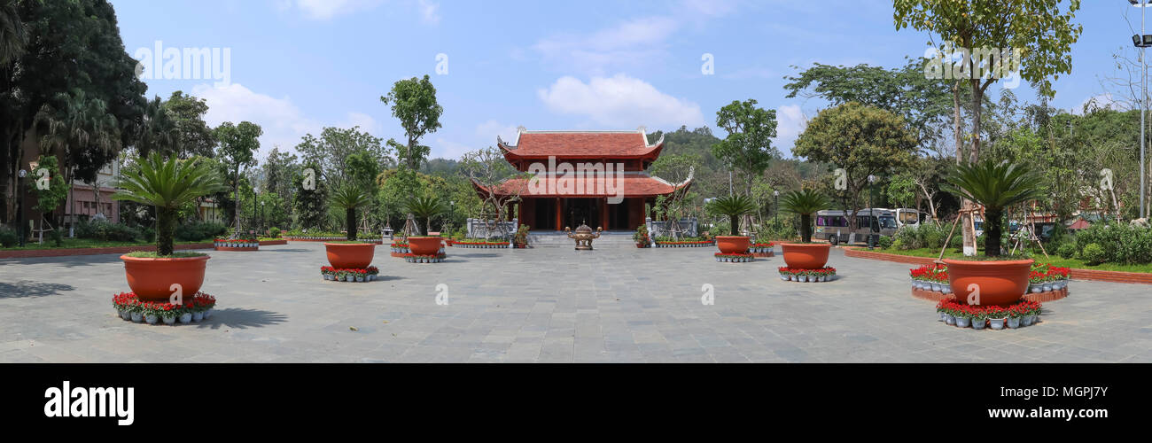 Temple near the Old French Prison and Museum at Son La, Vietnam Stock ...