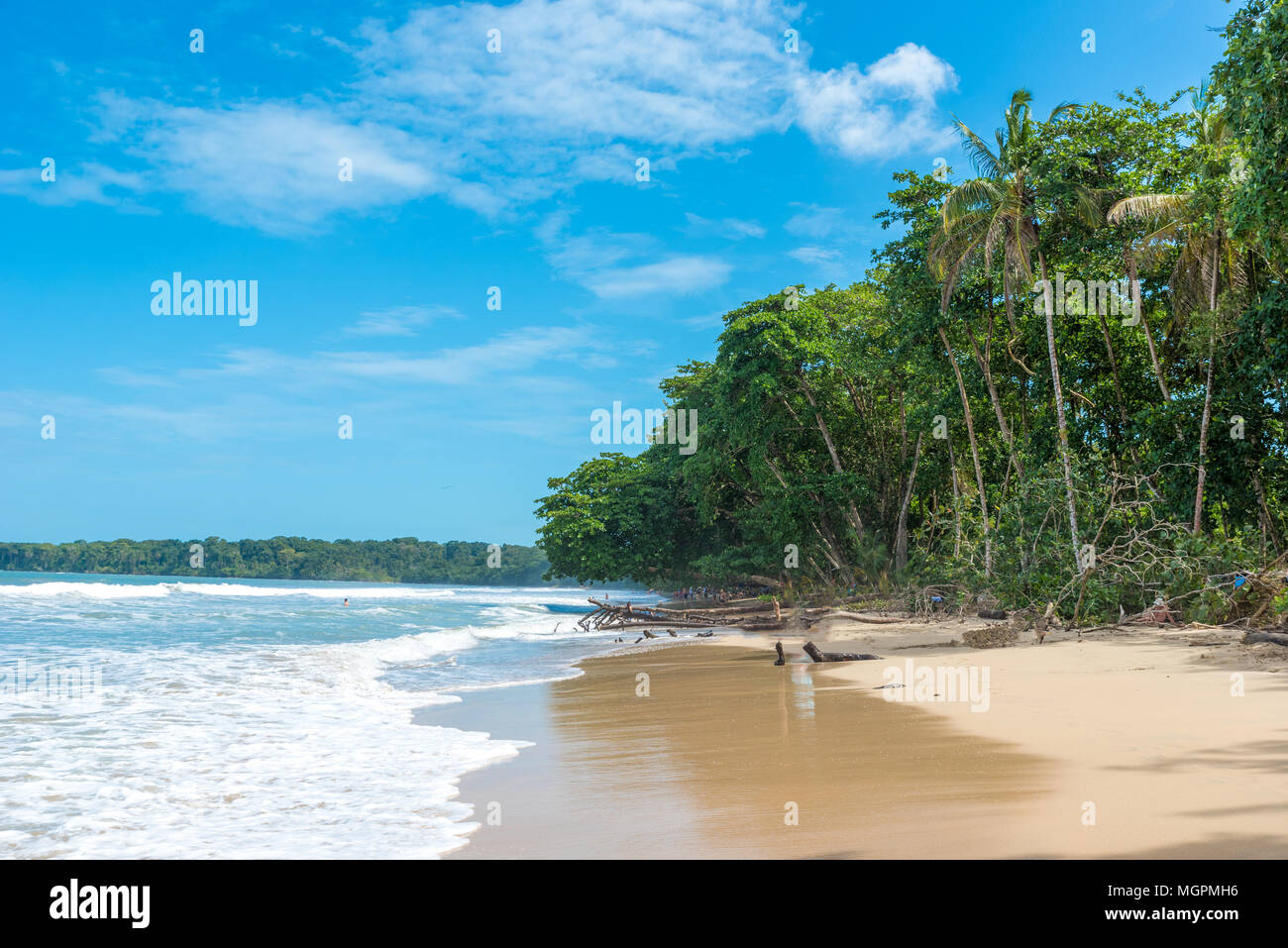 Cahuita - Nationalpark with beautiful beaches and rainforest in Costa ...