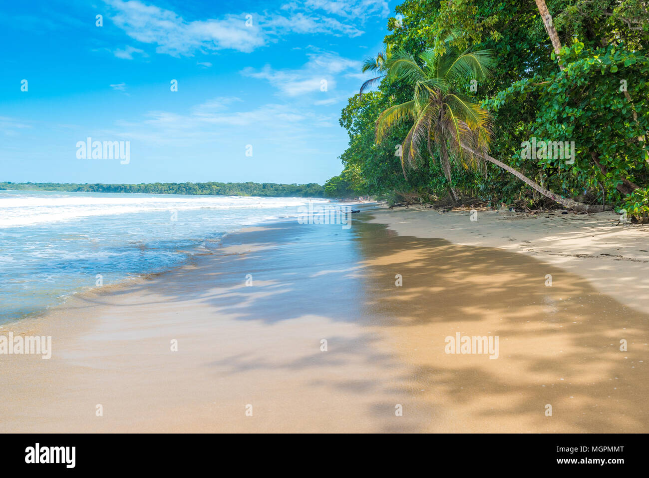 Cahuita - Nationalpark with beautiful beaches and rainforest in Costa ...