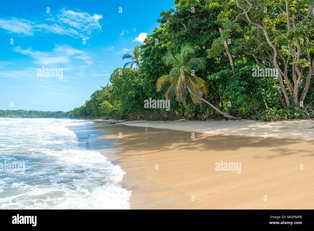Cahuita - Nationalpark with beautiful beaches and rainforest in Costa ...