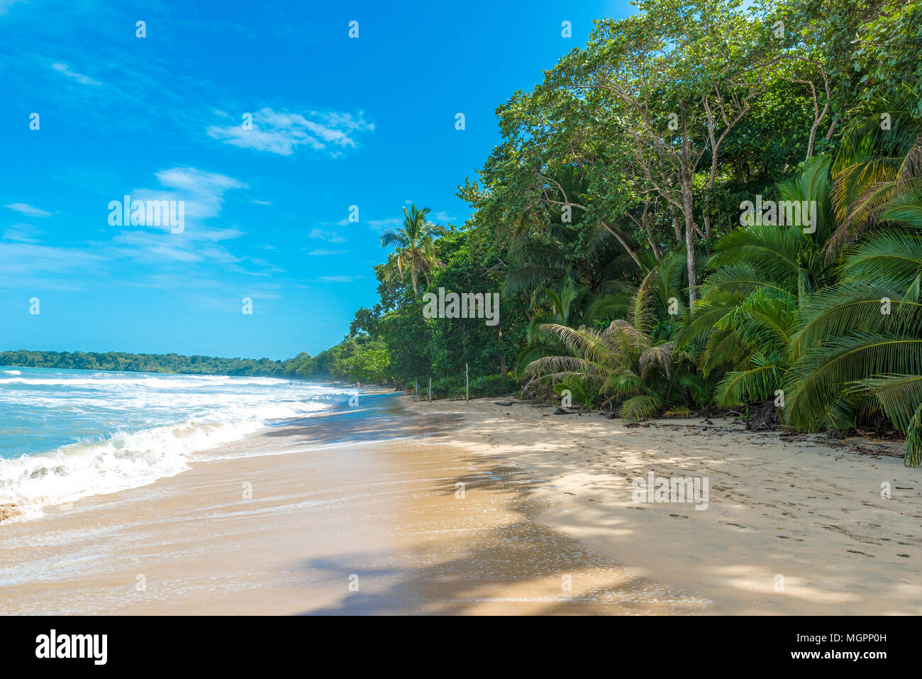 Cahuita - Nationalpark with beautiful beaches and rainforest in Costa ...