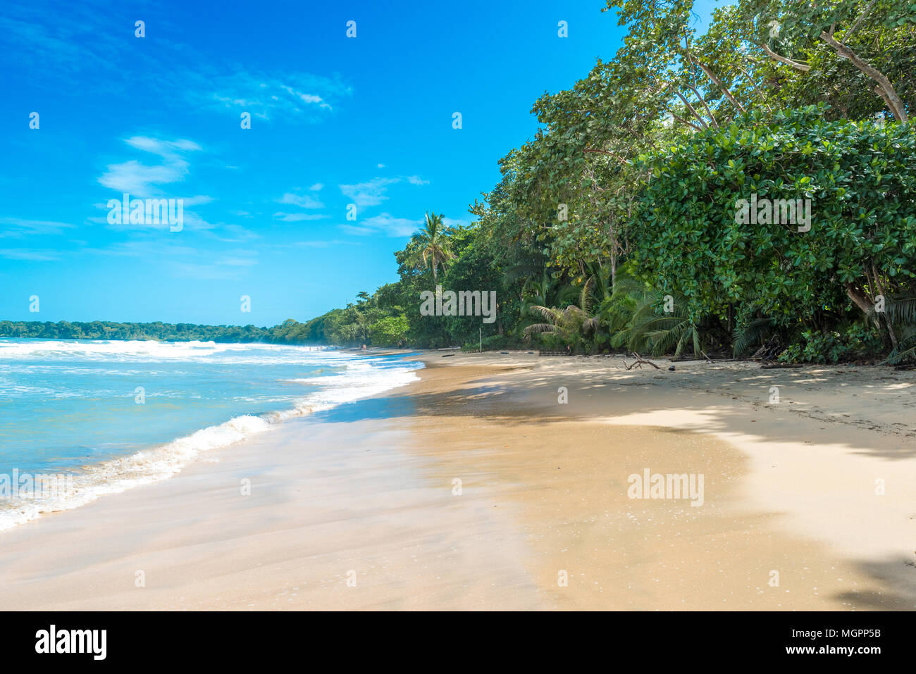 Cahuita - Nationalpark with beautiful beaches and rainforest in Costa ...