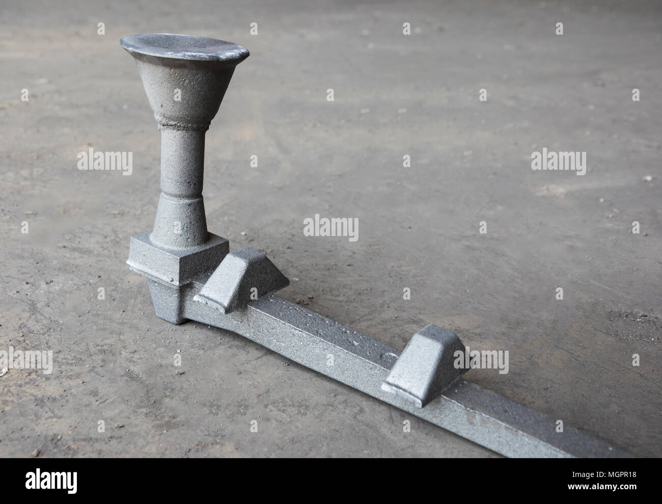 gating system in iron casting manufacturing process Stock Photo - Alamy