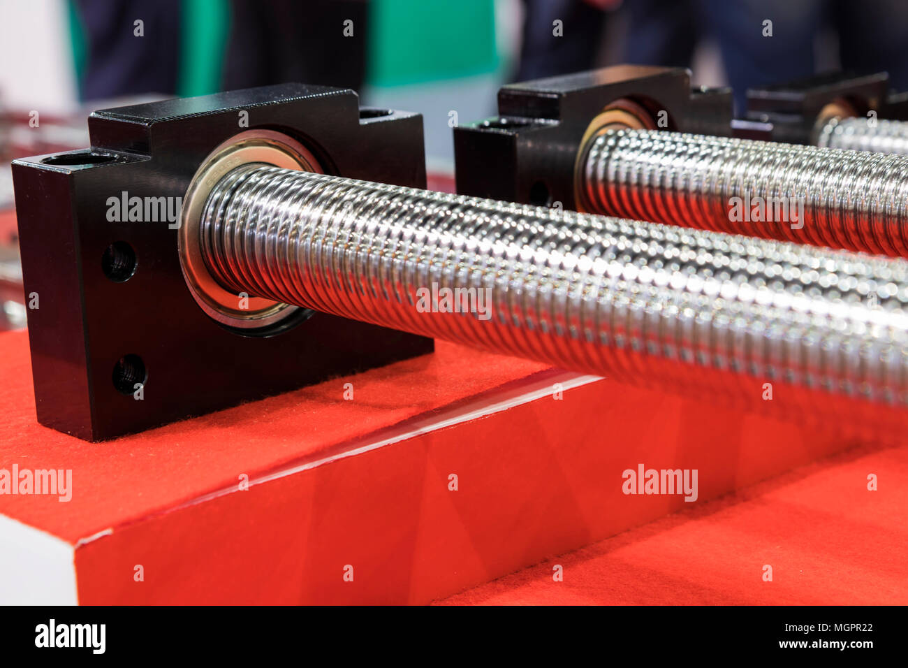 high quality ball screw for machinery and ball bearing bush Stock Photo ...