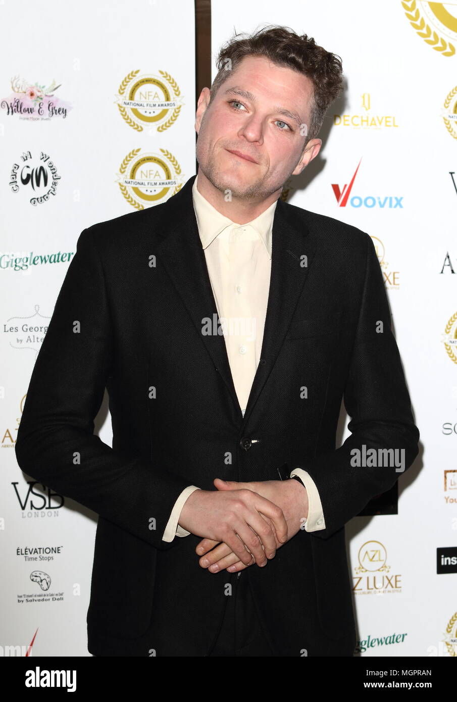 National Film Awards at the Porchester Hall, London Featuring: Mathew ...