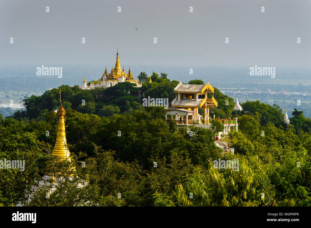 Temple in Sagaing, Myanmar Stock Photo - Alamy