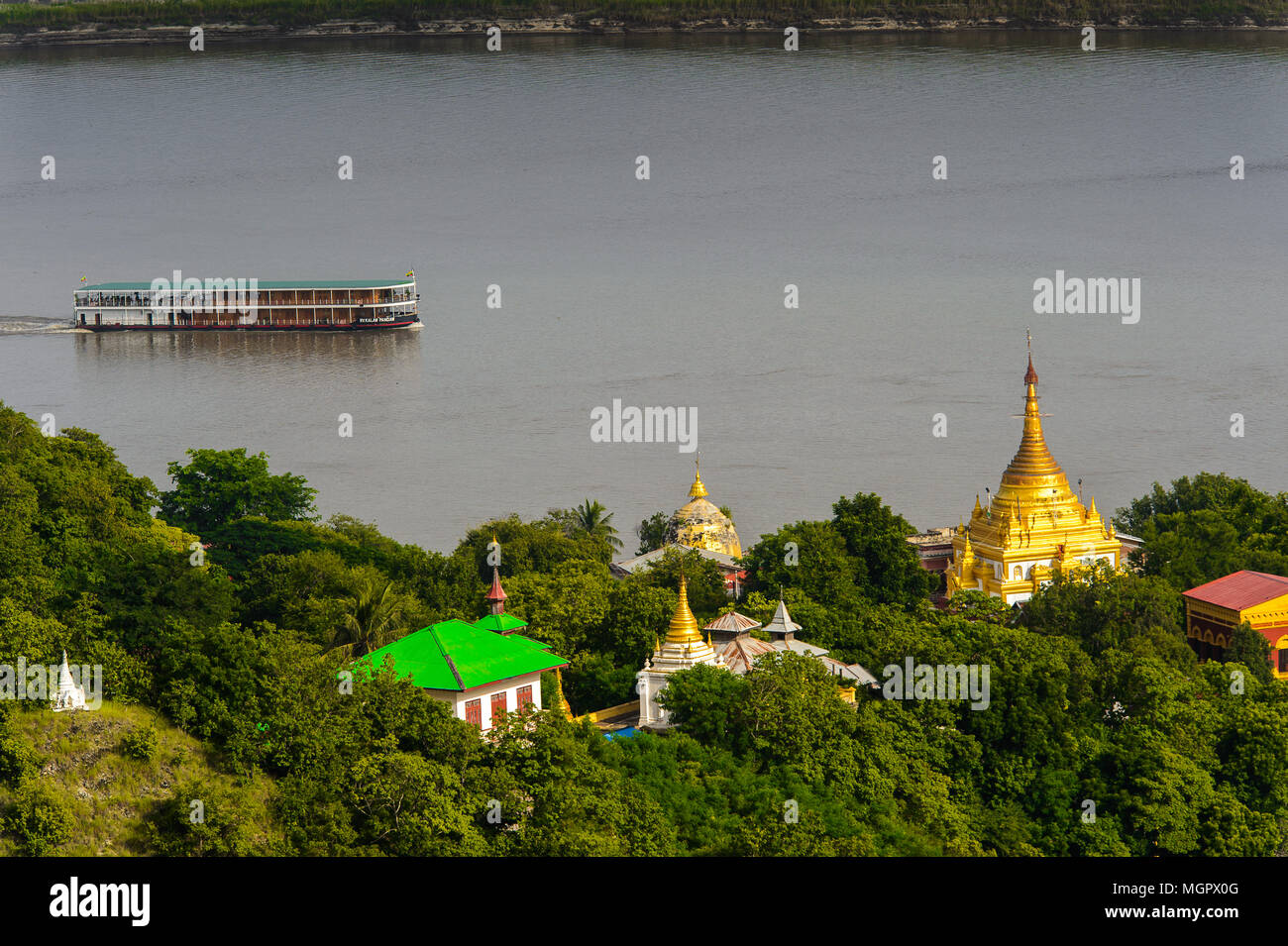 Temple in Sagaing, Myanmar Stock Photo - Alamy