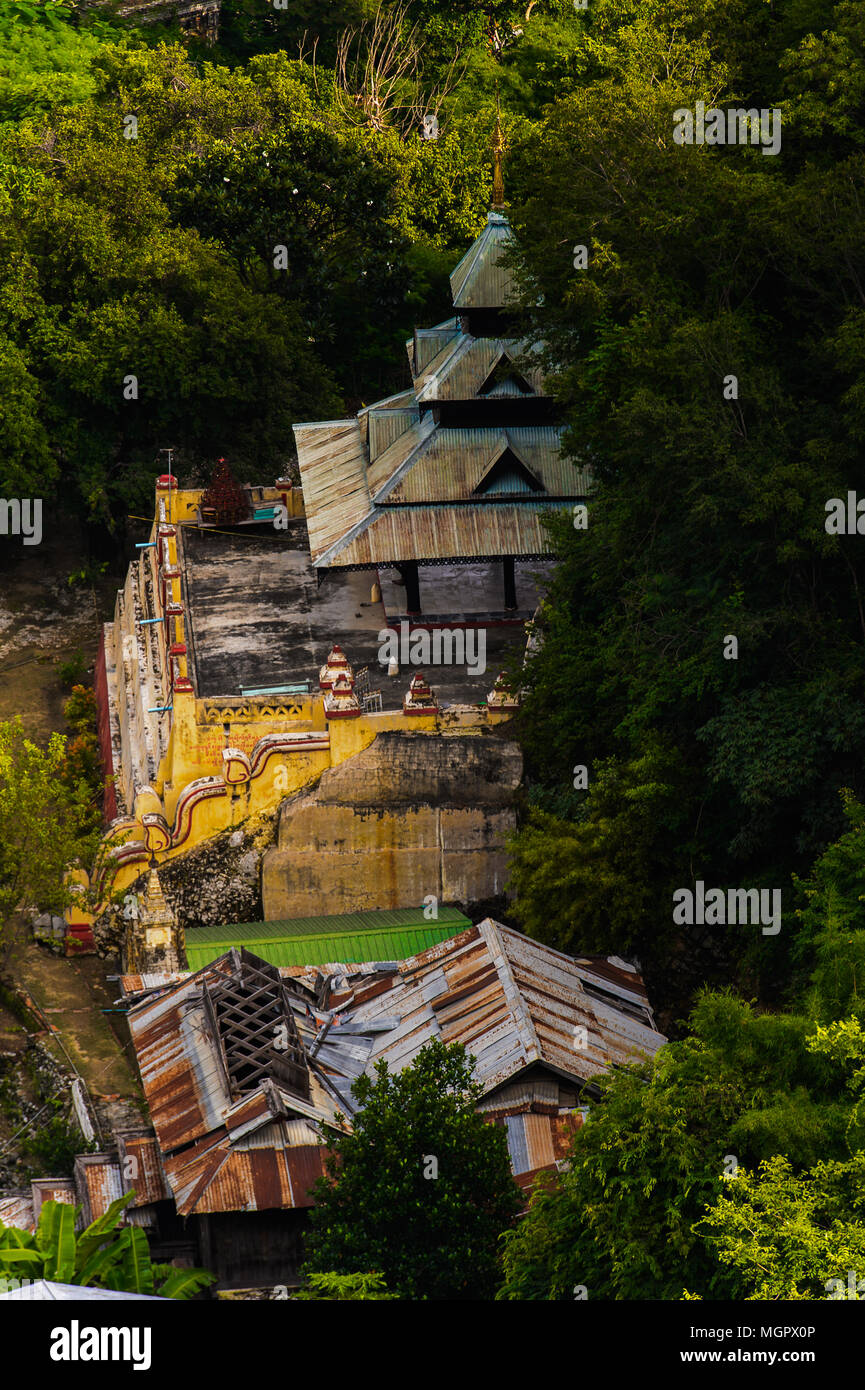 Temple in Sagaing, Myanmar Stock Photo - Alamy