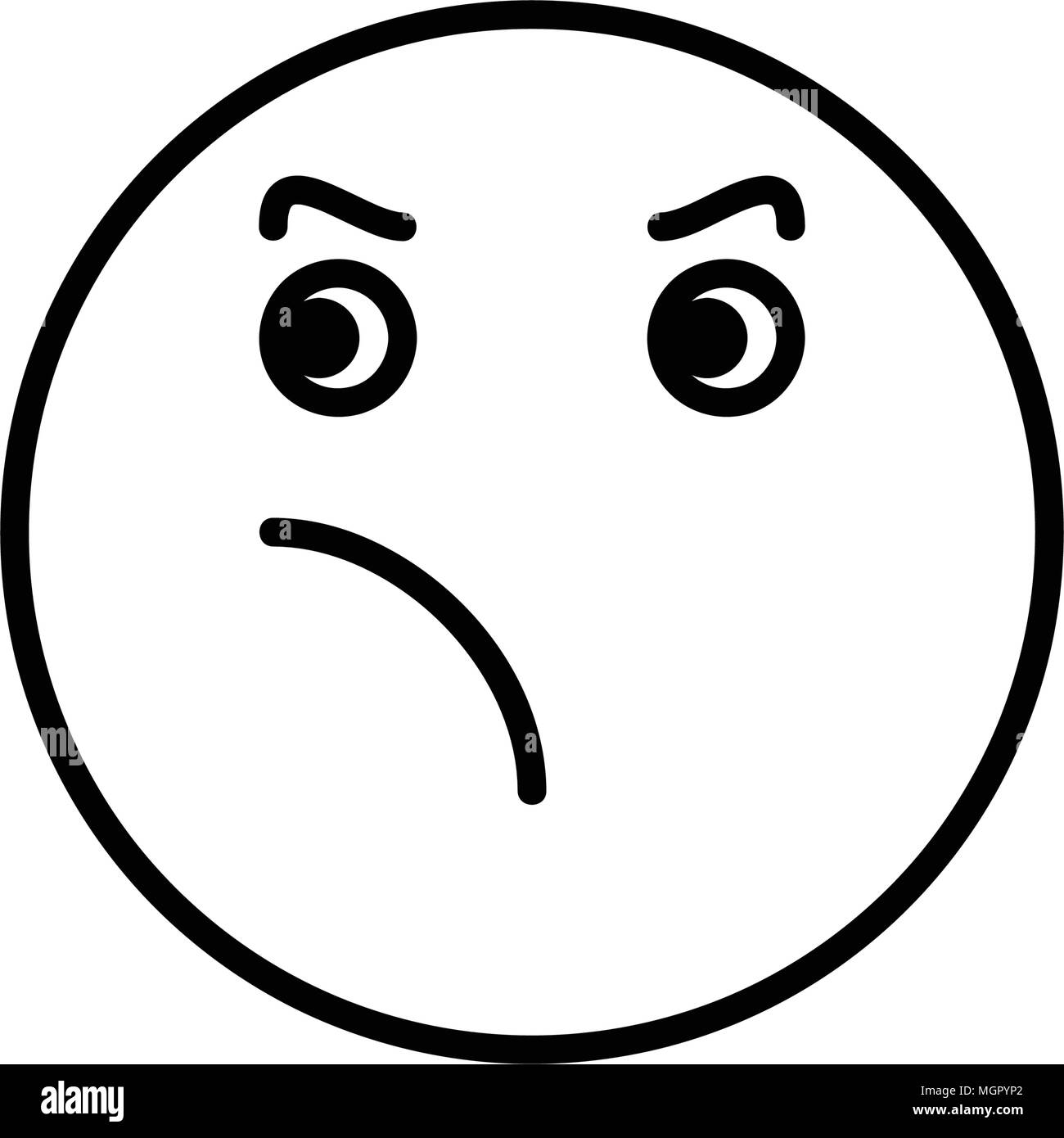 Happy Emoji Emoticon Smiley Face Black and White Stock Photos & Images ...