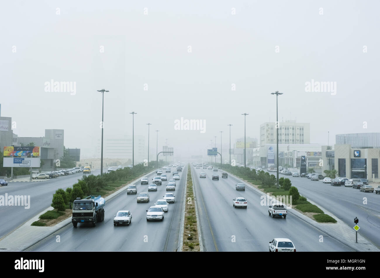 Sand Storm in Riyadh City, Saudi Arabia, 05-02-2006 Stock Photo - Alamy