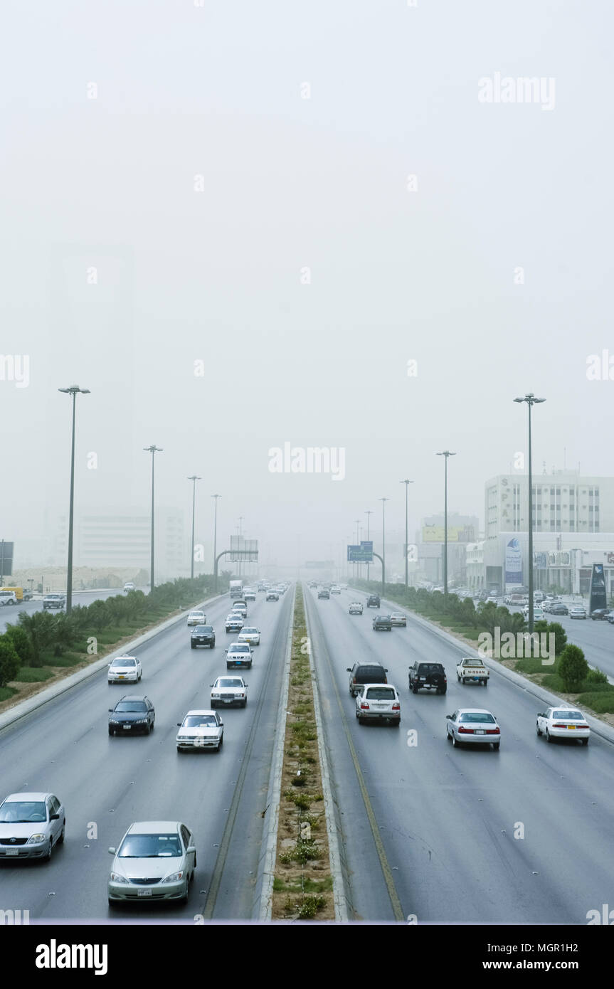 Sand Storm in Riyadh City, Saudi Arabia, 05-02-2006 Stock Photo - Alamy