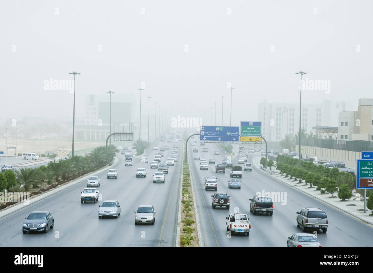 Sand Storm in Riyadh City, Saudi Arabia, 05-02-2006 Stock Photo - Alamy