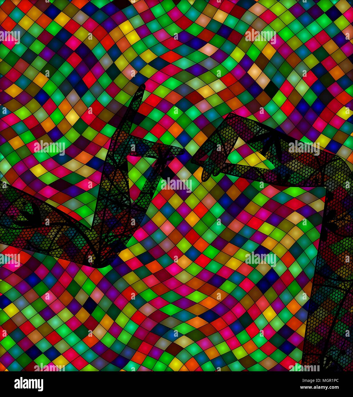 color patterned background and lace hand Stock Vector Image & Art - Alamy