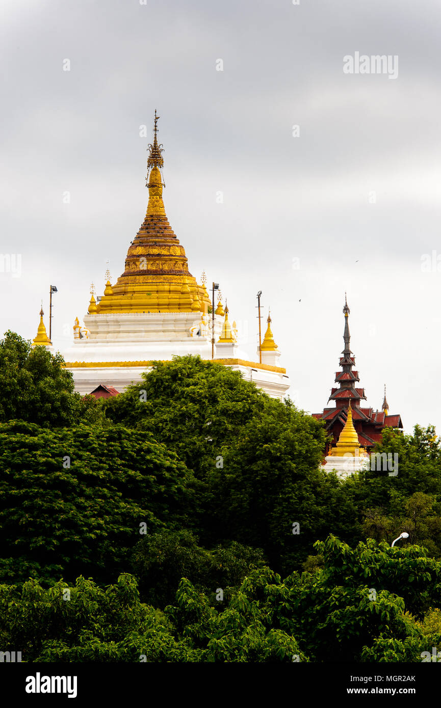Beautiful view of Sagaing, Myanmar Stock Photo - Alamy