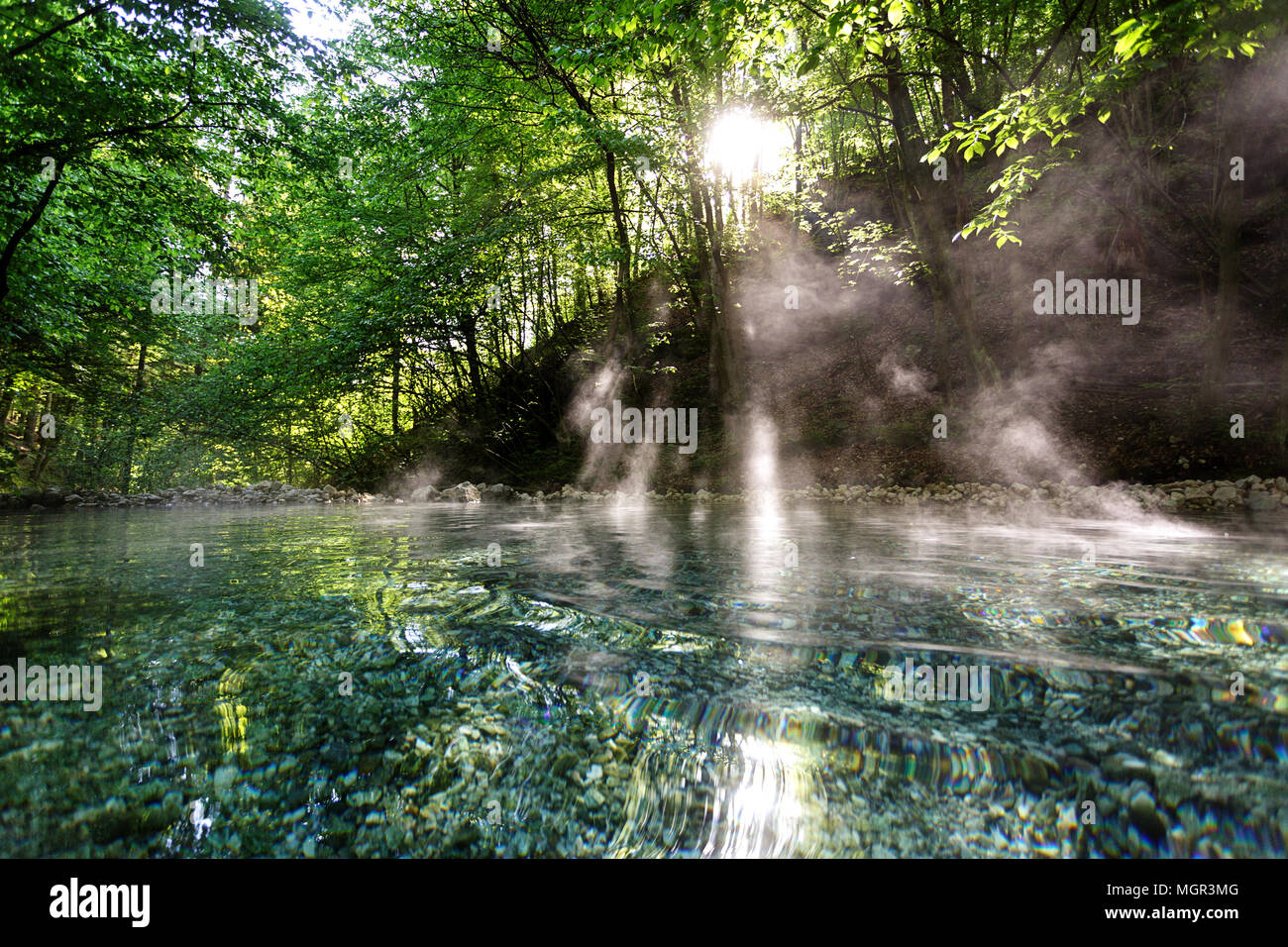 Steam therapy in nature hi-res stock photography and images - Alamy
