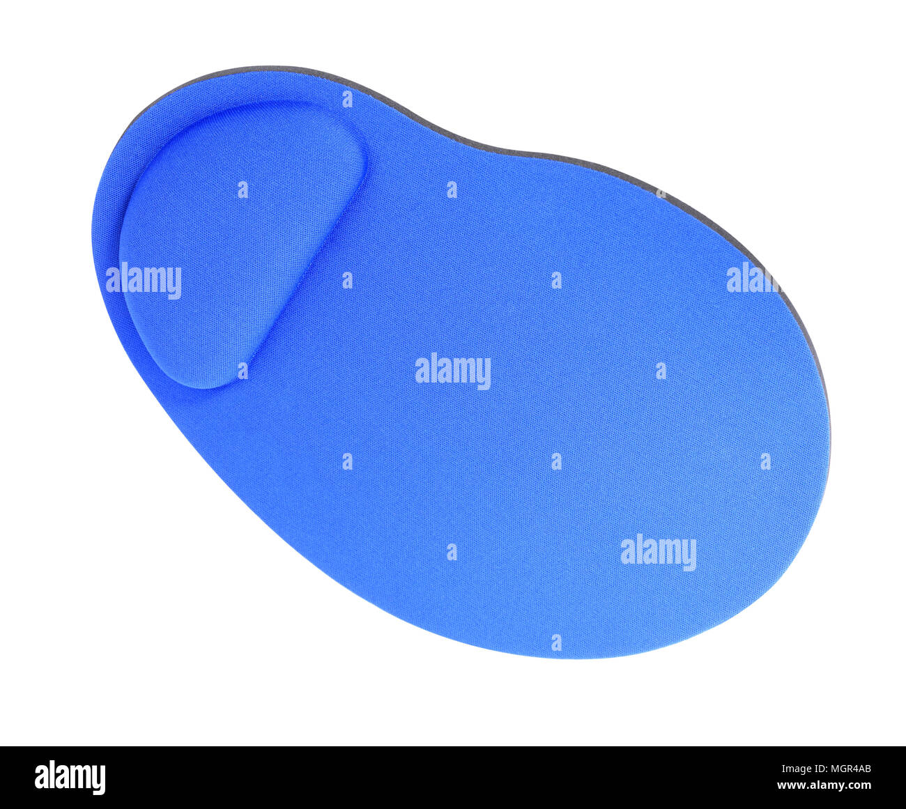 blue Mouse Pad isolated on white background Stock Photo - Alamy