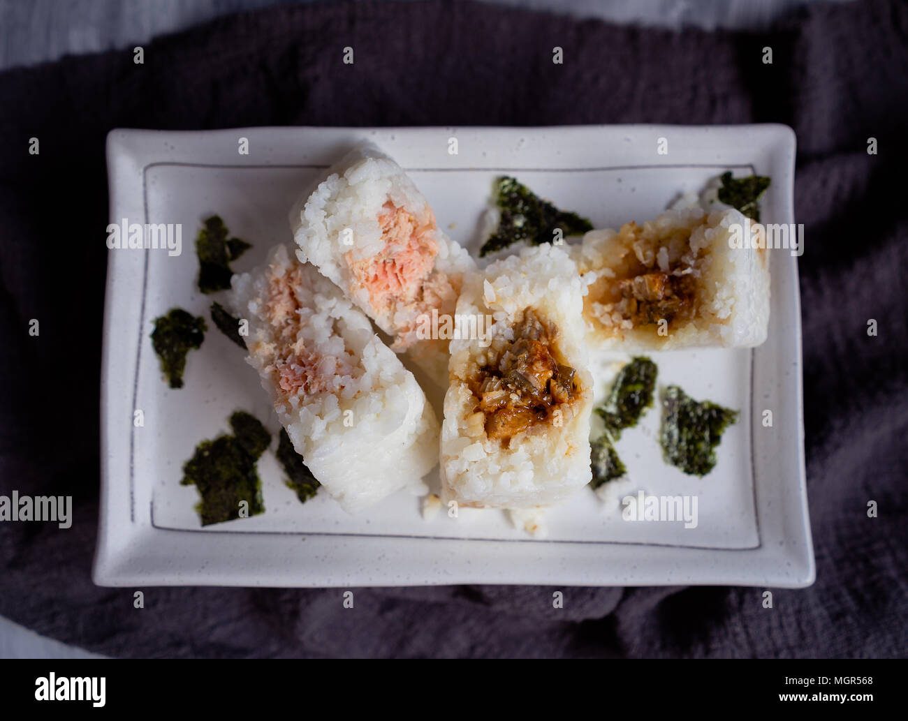 Japanese Rice Ball, Onigiri Stock Photo - Alamy