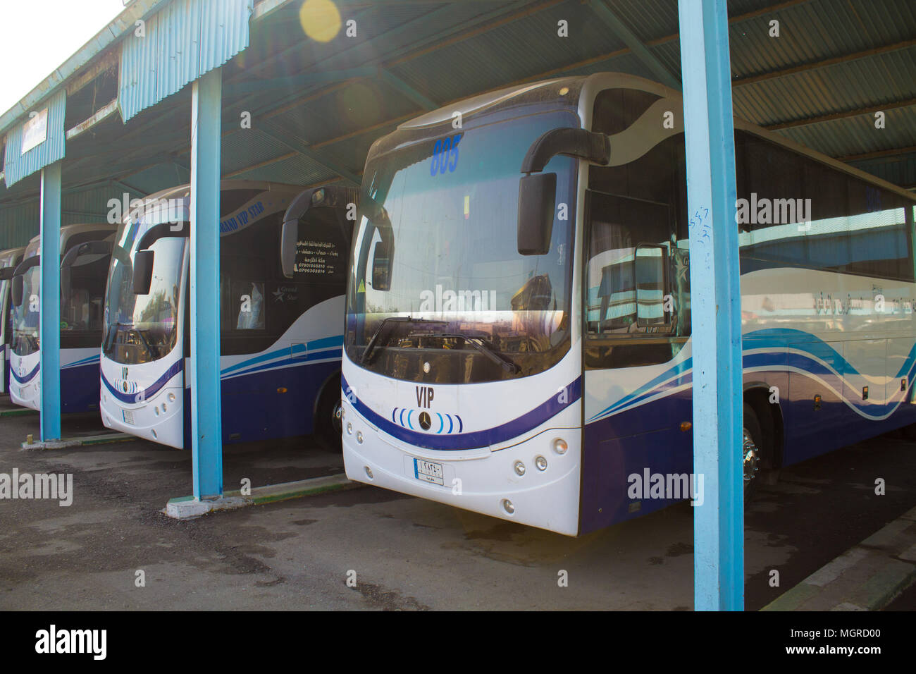 Garage Alawi in Baghdad city capital of Iraq Stock Photo - Alamy