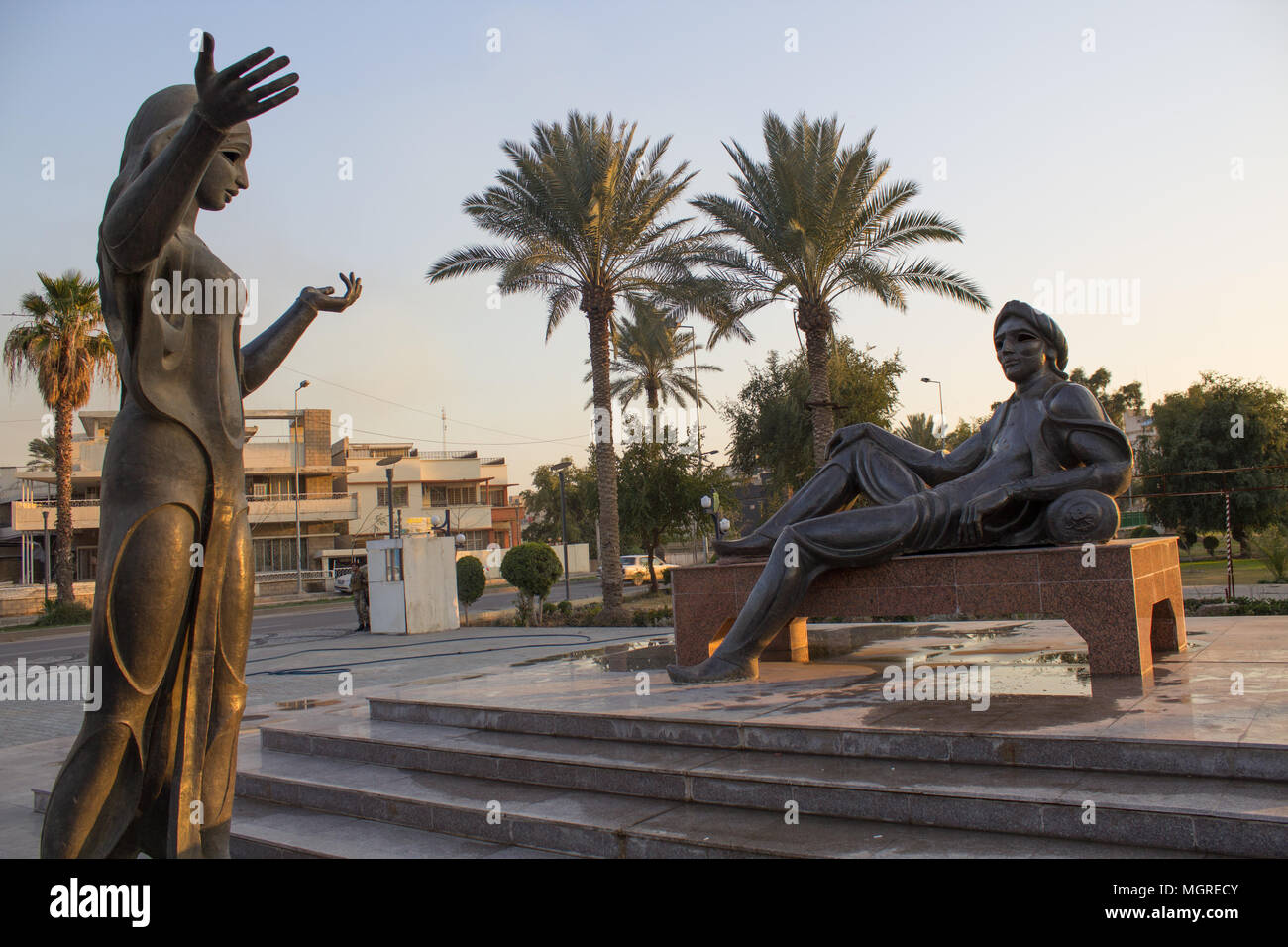 King Shahryar and concubine which tells the stories of his Scheherazade ...