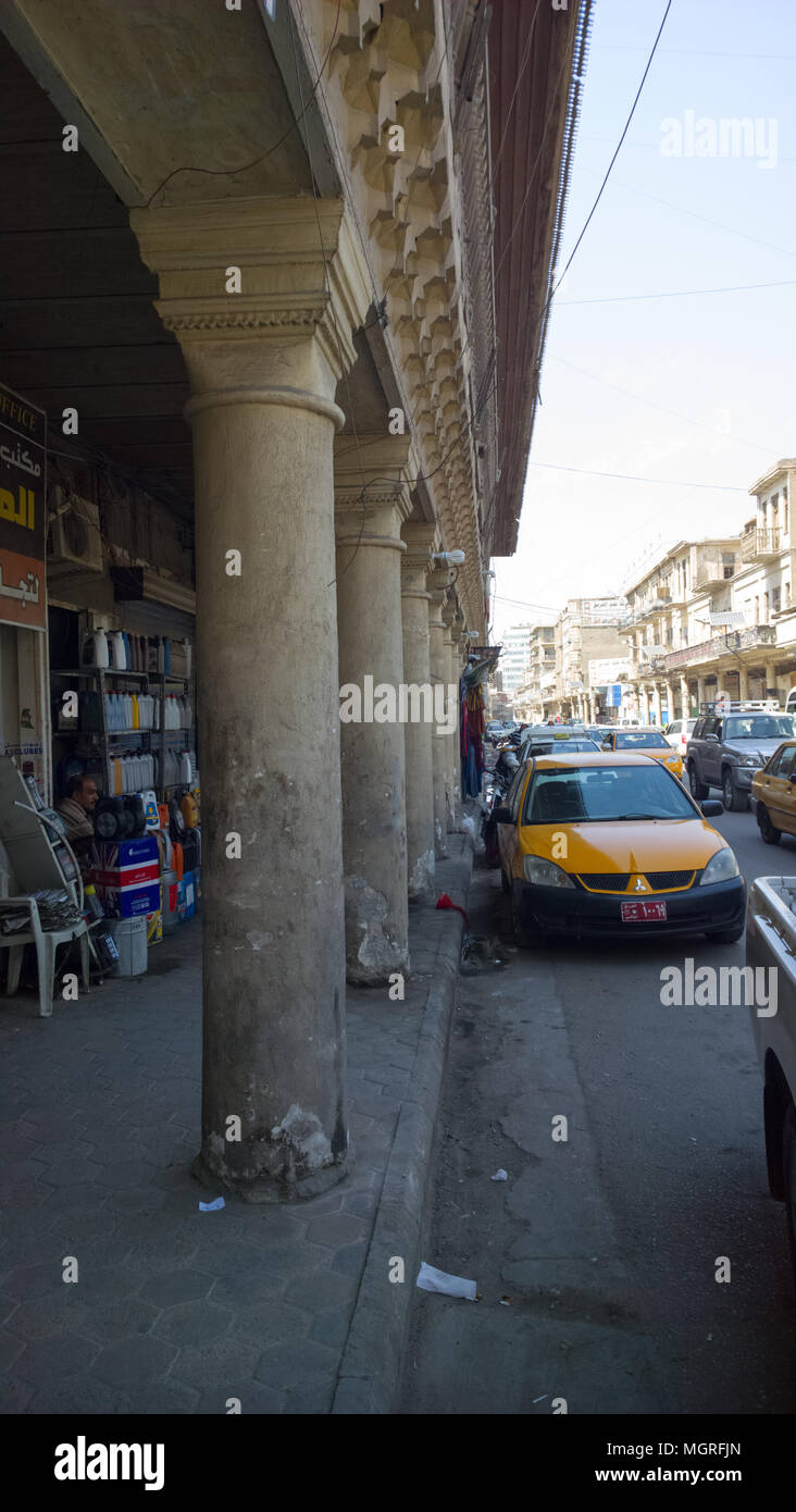photo of the city of Baghdad, and shows where residential complexes and ...