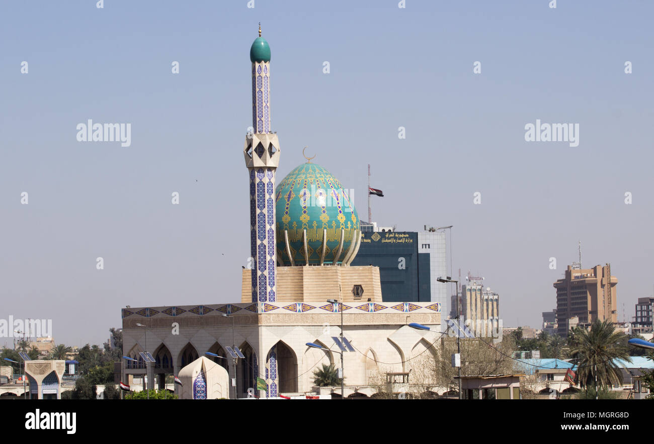 mosque haj bnieh in baghdad city capital of iraq Stock Photo - Alamy